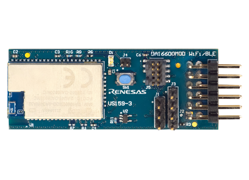 Renesas DA16600 Ultra-Low-Power Wi-Fi + Bluetooth LE Combo Module - ipXchange